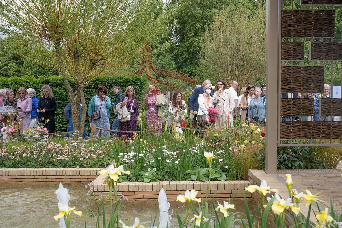 Stitcher's Garden Chelsea Flower Show - Brampton Willows